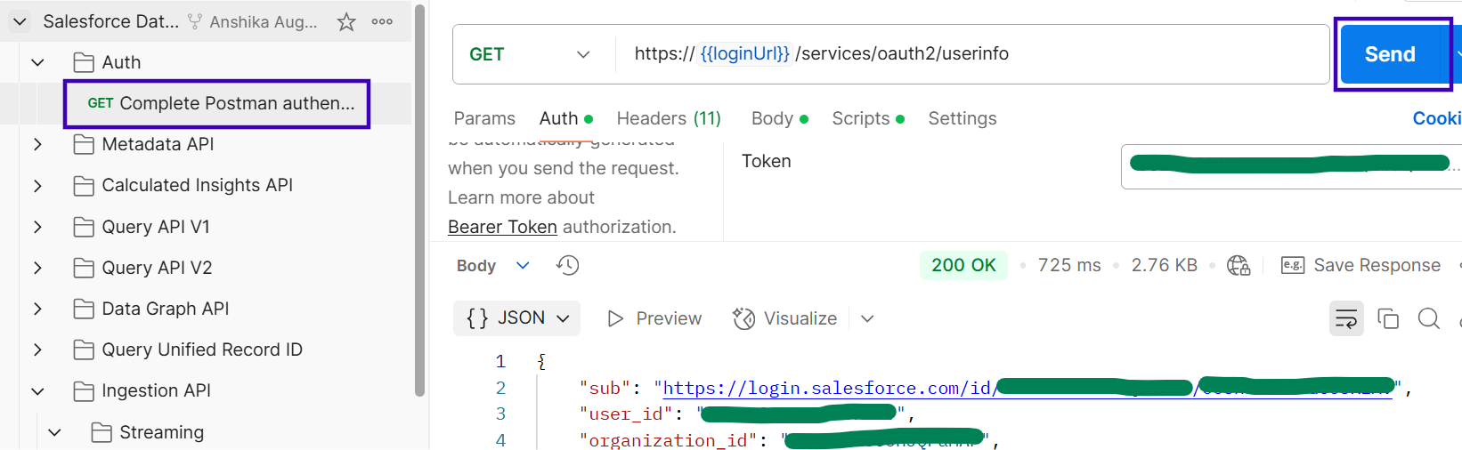 How To Load Data From Postman Into Data Cloud Using Ingestion Api