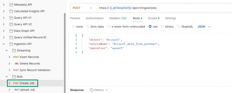 How To Load Data From Postman Into Data Cloud Using Ingestion Api