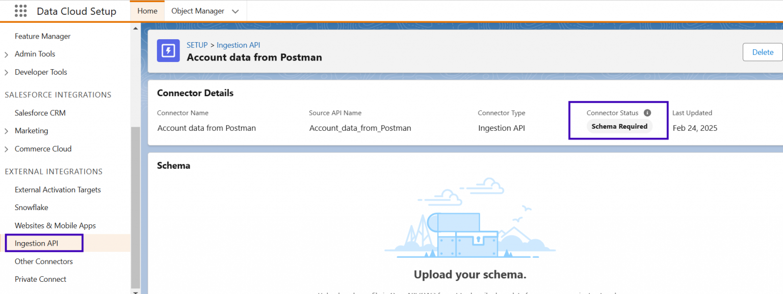 How To Load Data From Postman Into Data Cloud Using Ingestion Api