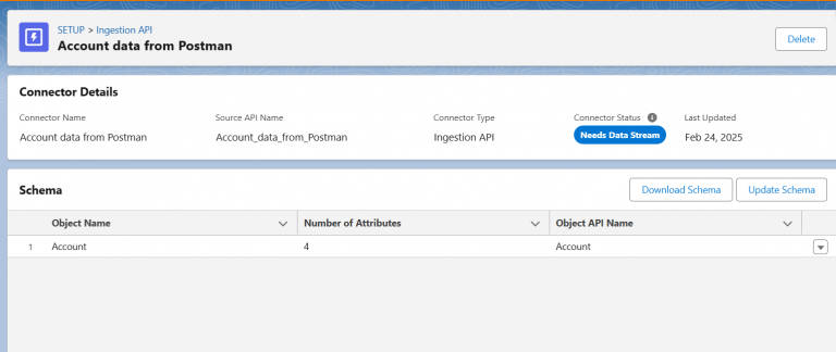 How To Load Data From Postman Into Data Cloud Using Ingestion Api