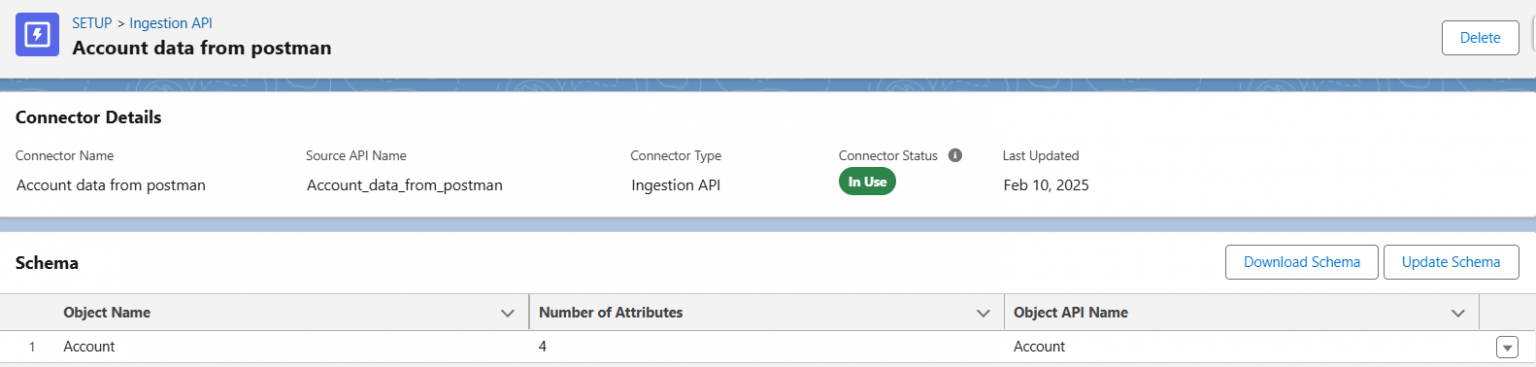 How To Load Data From Postman Into Data Cloud Using Ingestion Api