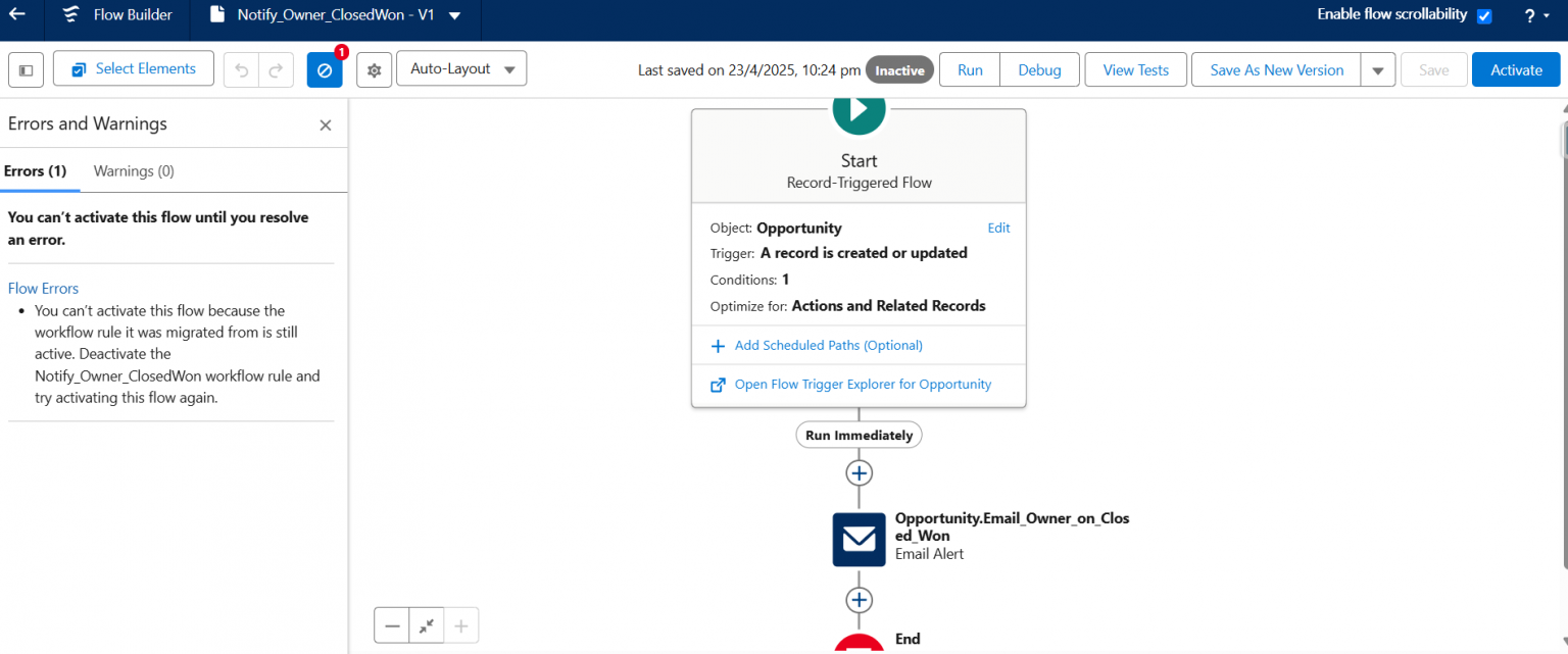 Salesforce Migration Tool: Streamlining Automation with Flow Builder